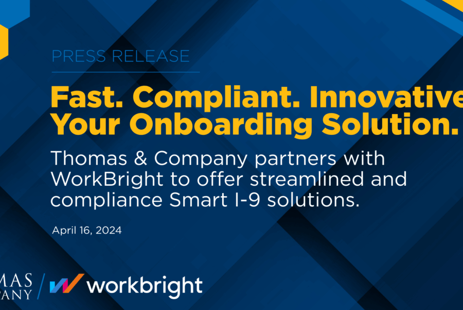 Press Release - Thomas & Company